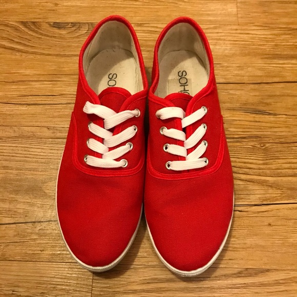 Soho Girls | Shoes | Soho Girls Red Sneakers | Poshmark